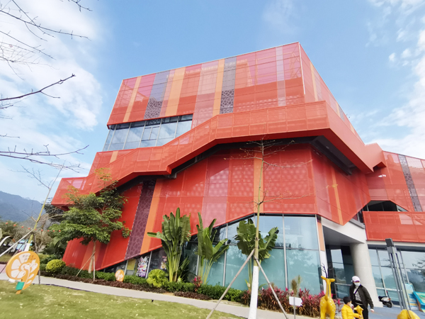 Exterior Folded Aluminium Building Wall Cladding - Kingmets