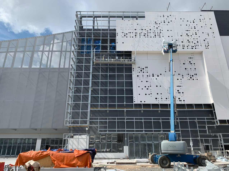 Perforated Aluminium Cladding Panels Facade - Kingmets