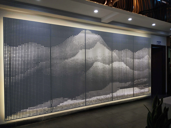 3mm Fabricated Perforated Solid Aluminum Panel for Building Curtain ...
