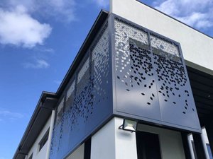 Powder Coated Punched Aluminum Cladding Sheet with Holes - Kingmets